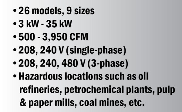 Explosion Proof - Hydronic HVAC Sales